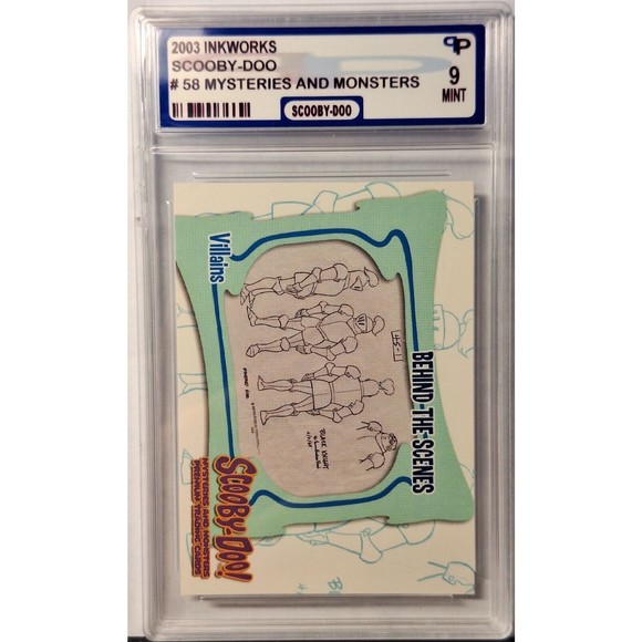 Other | 203 Inkworks 58 Scooby Doo Mysteries And Monsters Character Design Psa 9 | Poshmark